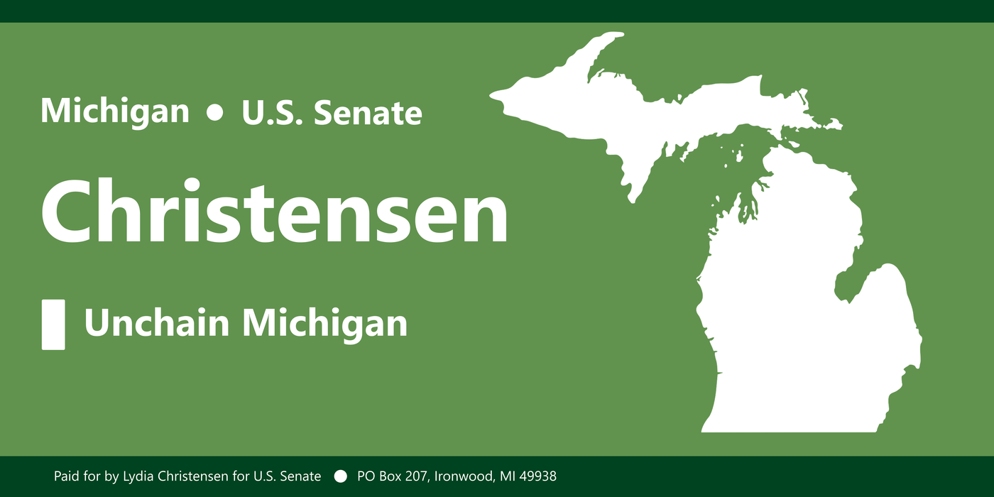 Lydia Christensen for U.S. Senate | Unchain Michigan